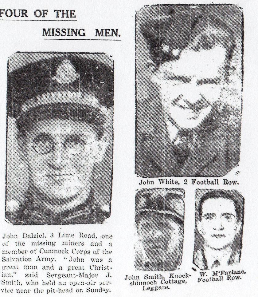Knockshinnoch Disaster 1950 – NEW CUMNOCK HISTORY