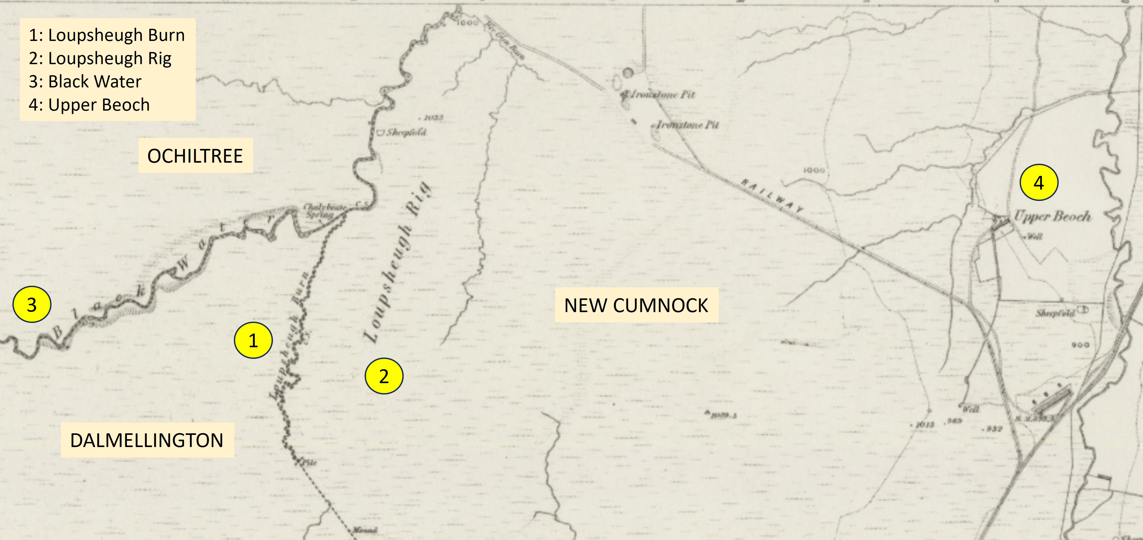 Loupsheugh Burn, Loupsheugh Rig – NEW CUMNOCK HISTORY